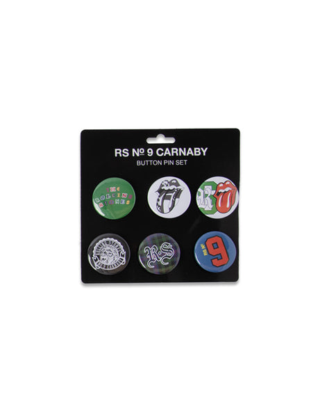 Rs No 9 Button Pin Set Rs No 9 Carnaby St