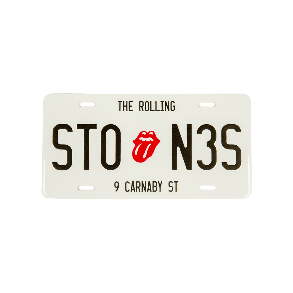 Stones Novelty License Plate - RS No. 9 Carnaby St.